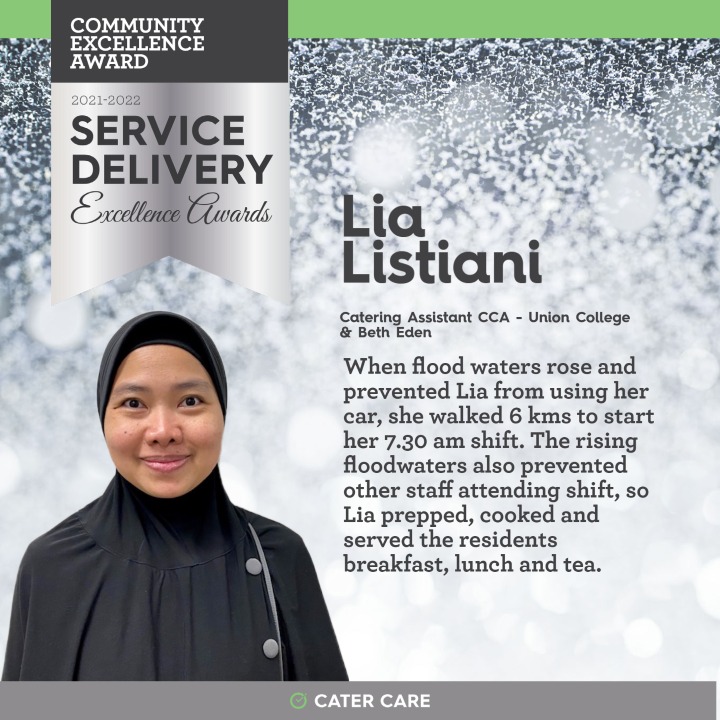 Service Delivery Excellence Awards - Cater Care