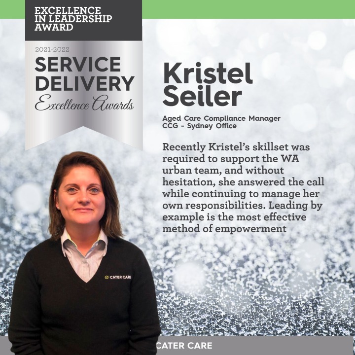 Service Delivery Excellence Awards - Cater Care